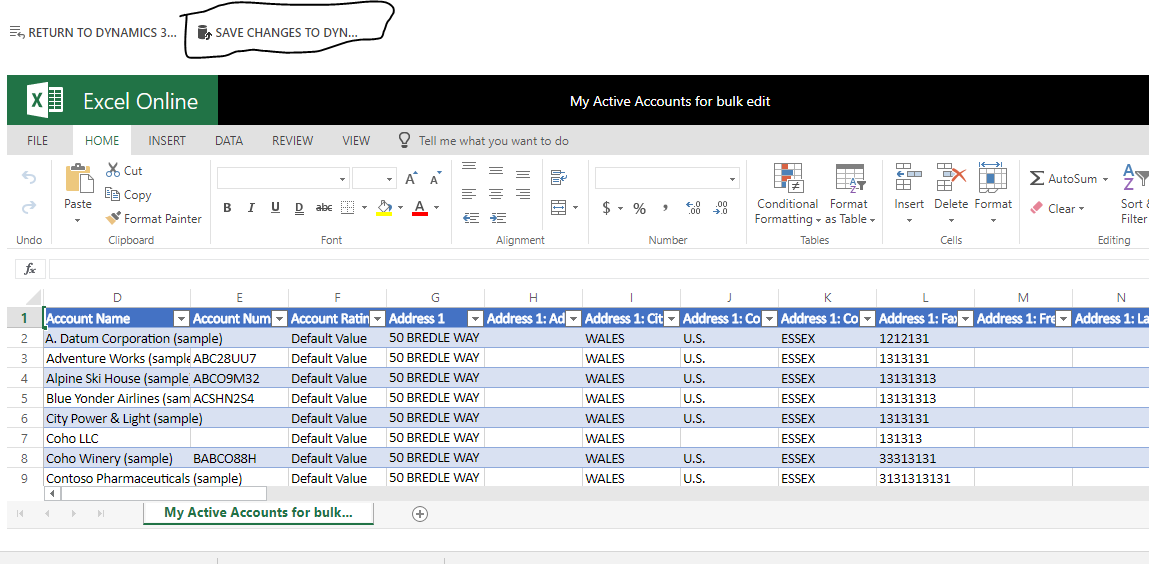 BULK UPDATE DYNAMICS 365 RECORDS USING EXCEL ONLINE – uk365guy | Malla ...