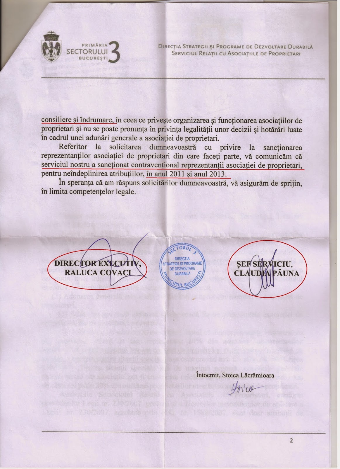 ABUZURI PRIMARIA SECTOR 3