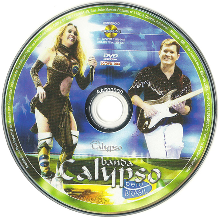DVD: Banda Calypso - Pelo Brasil - Encartes Pop