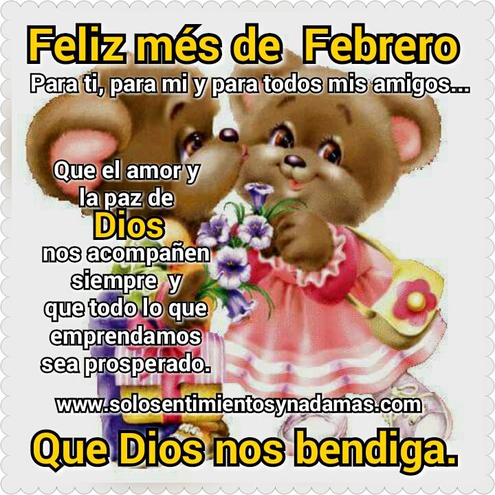 Feliz mes de febrero para ti, para mí... - Solo sentimientos y nada mas