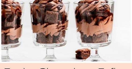 Mini Triple Chocolate Trifles - Health Meal Prep Ideas