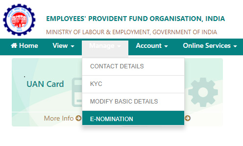 How You Can E-Nominate On EPFO Portal With E-Nomination Facility