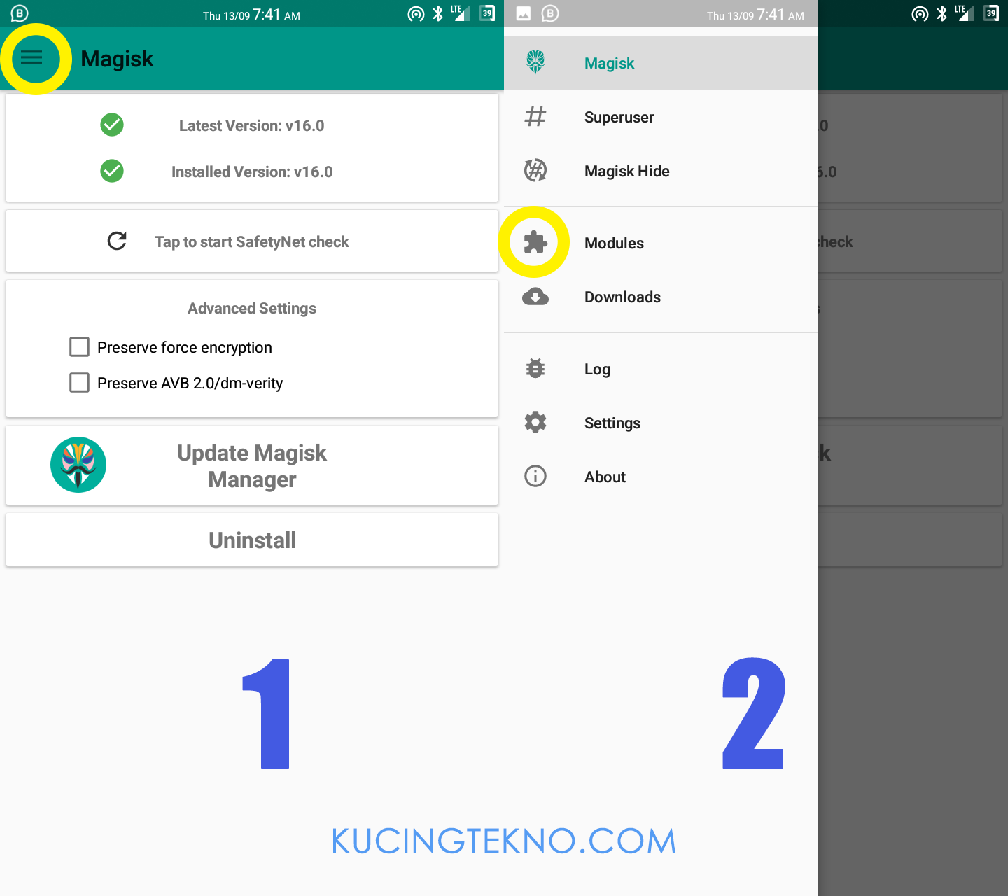 Menyembunyikan Akses Root Paling Mudah di Android - kucingtekno.com