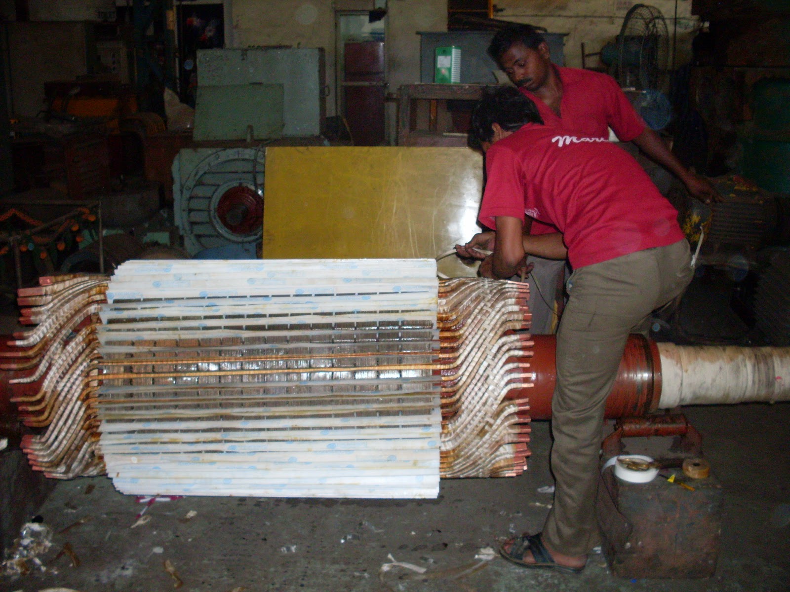 Electric Motor - By Aditya Upalekar.: Slip Ring Wound Rotor Winding