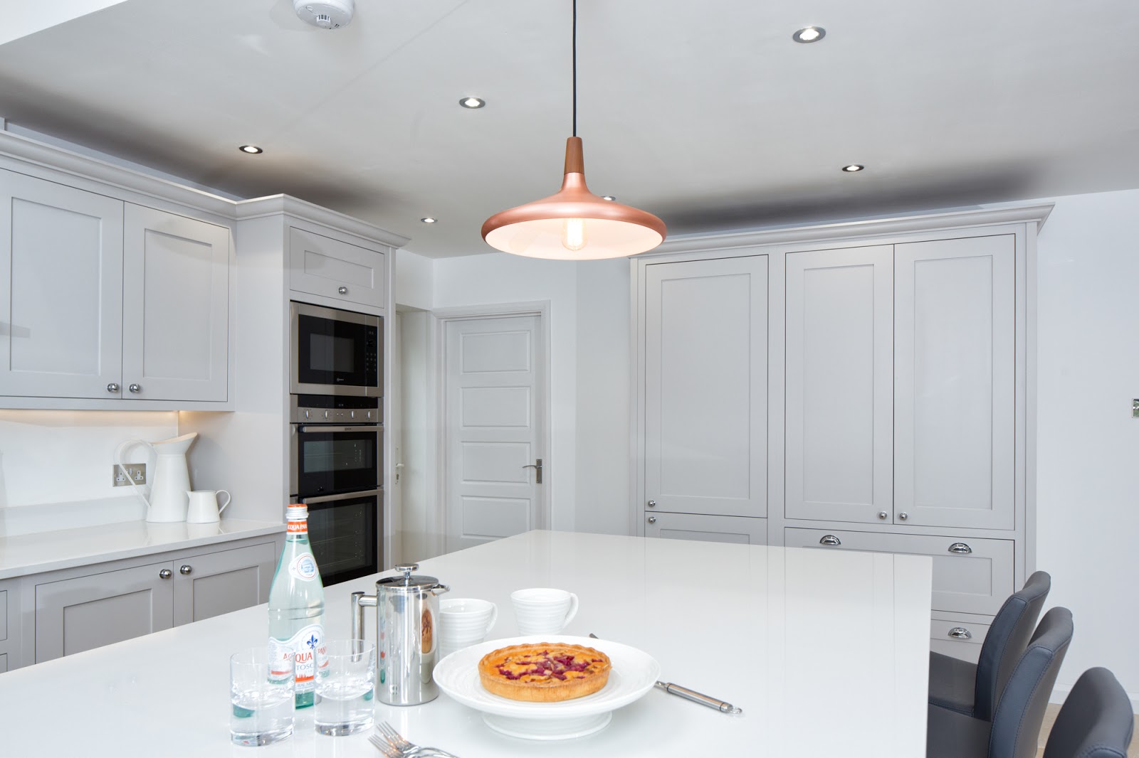Maple & Gray: White & Grey Shaker Kitchen
