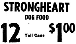 Grandma Slump: Strongheart Dog Food Through History