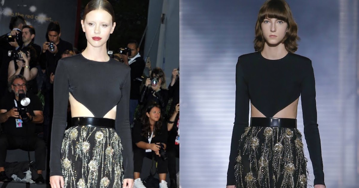 Mia Goth in Givenchy Couture at the 'Suspiria' 75th Venice Film ...