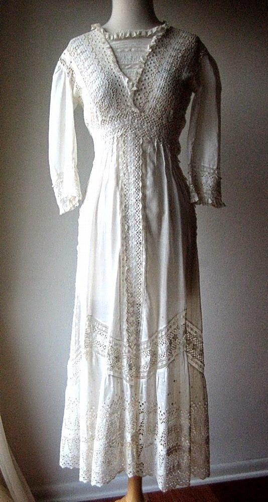 All The Pretty Dresses: Edwardian White Summer Dress