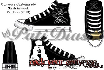 Converse All Star Customizado - Rock Your Converse!: Slash