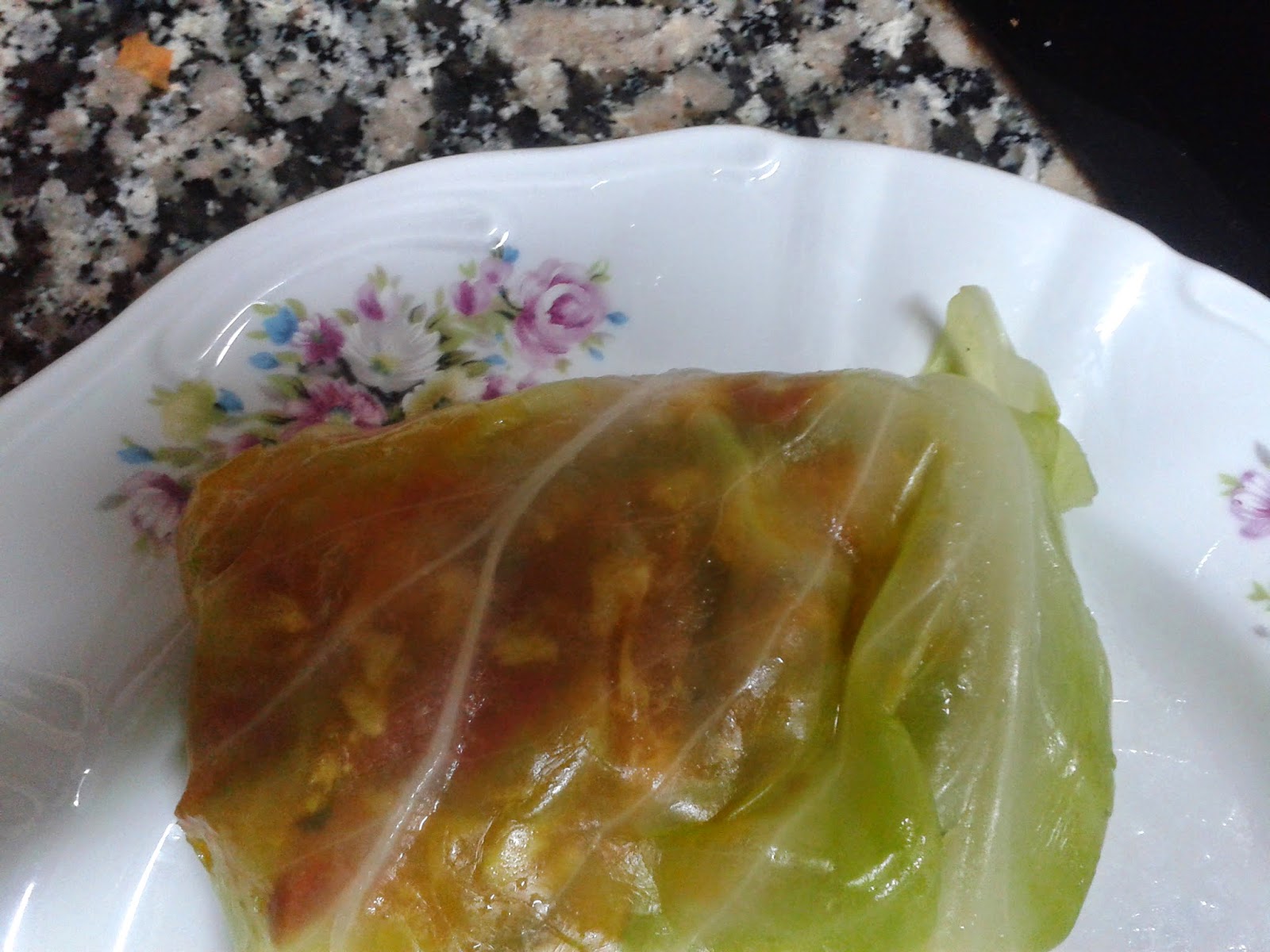 La cocina de Beli: Repollo relleno de bonito y pisto