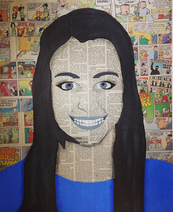 une peinture par jour: Mixed Media Self-Portraits- an investigation of ...