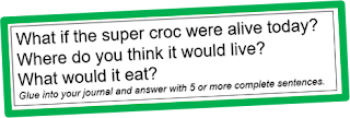 Meet the Super Croc Fact Lesson Freebie | Little Priorities