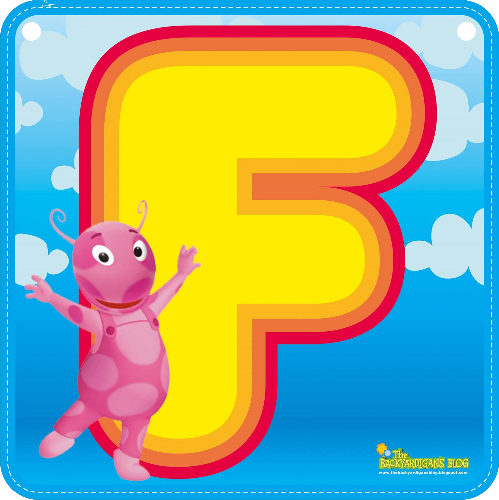 ALFABETIZAÇÃO CEFAPRO - PONTES E LACERDA/MT : Alfabeto dos Backyardigans