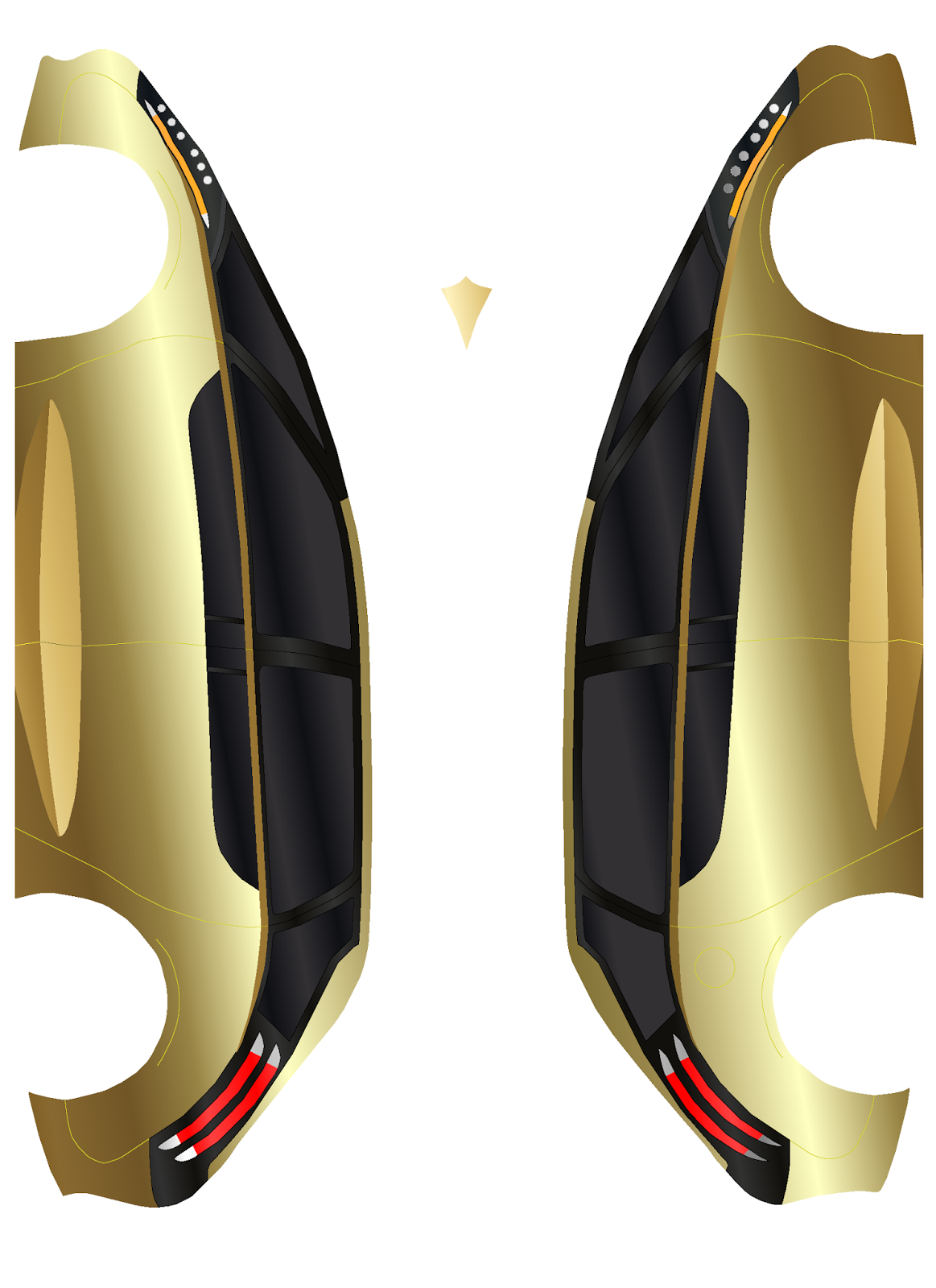 papermodelmatersexclusive's: the mitsubishi space liner of 2001 japan ...