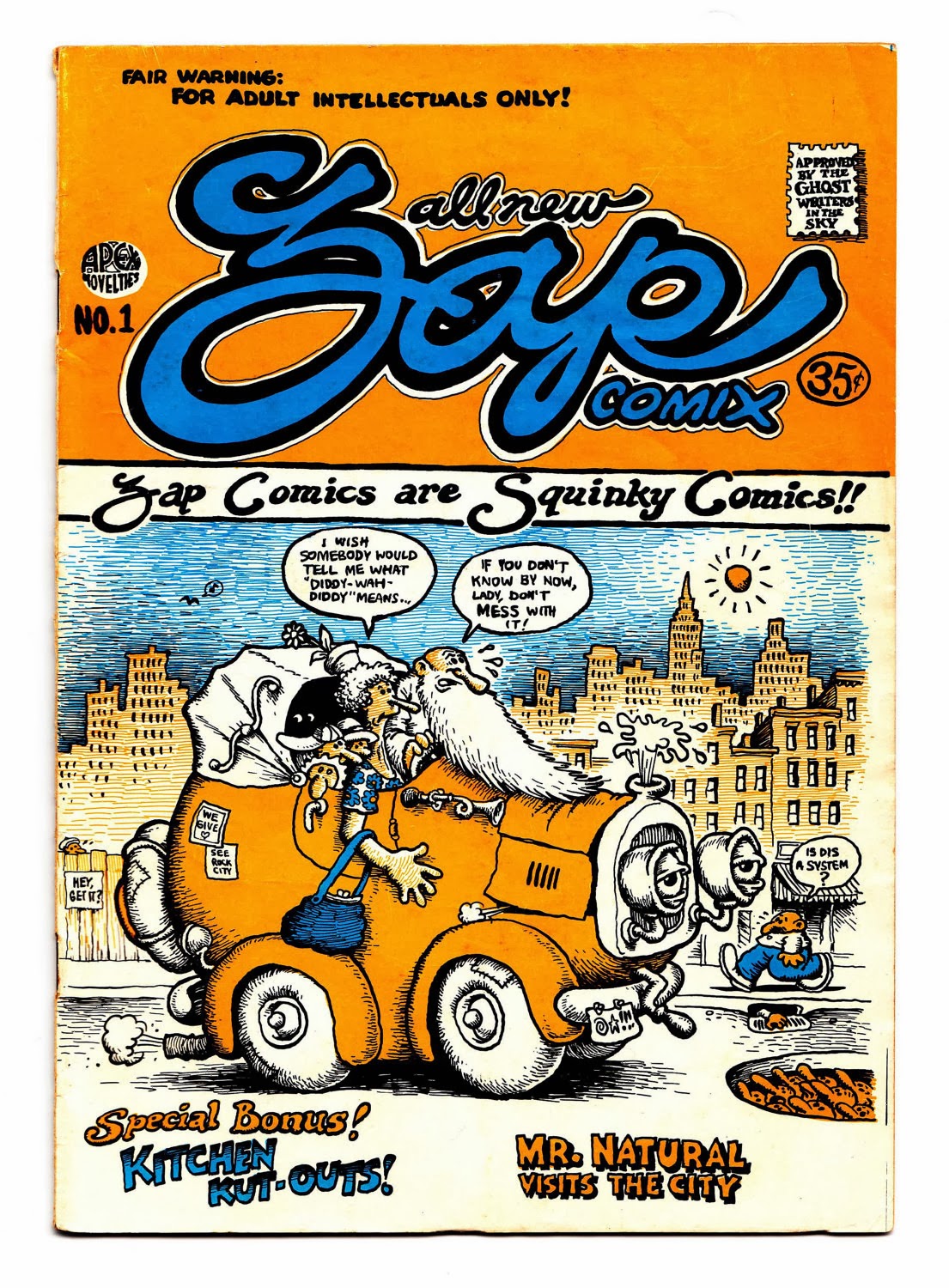 Comic Occidental: COMIC UNDERGROUND - LA REVISTA ZAP COMIX