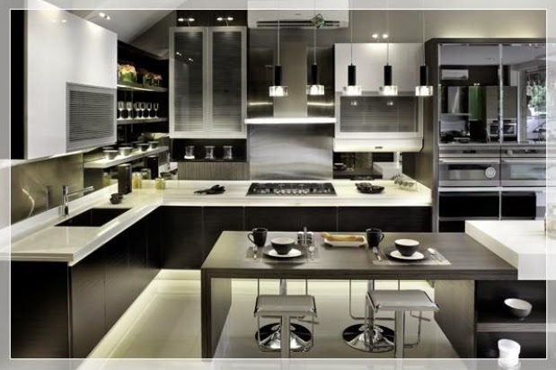 9 desain dapur mewah memukau, Ide interior kelas dunia