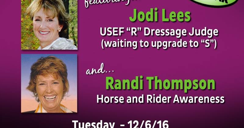 Horse and Rider Awareness with Randi Thompson