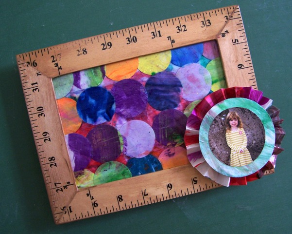 Displaying Kids Artwork {Ruler Frame Idea} - Infarrantly Creative