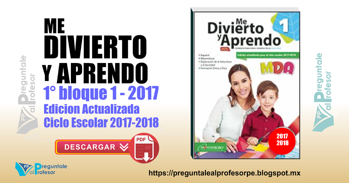Me divierto y aprendo 1° bloque 1 - 2017 edicion actualizada para el ...