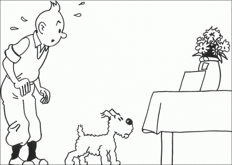 Krafty Kidz Center: Tintin Coloring Sheets