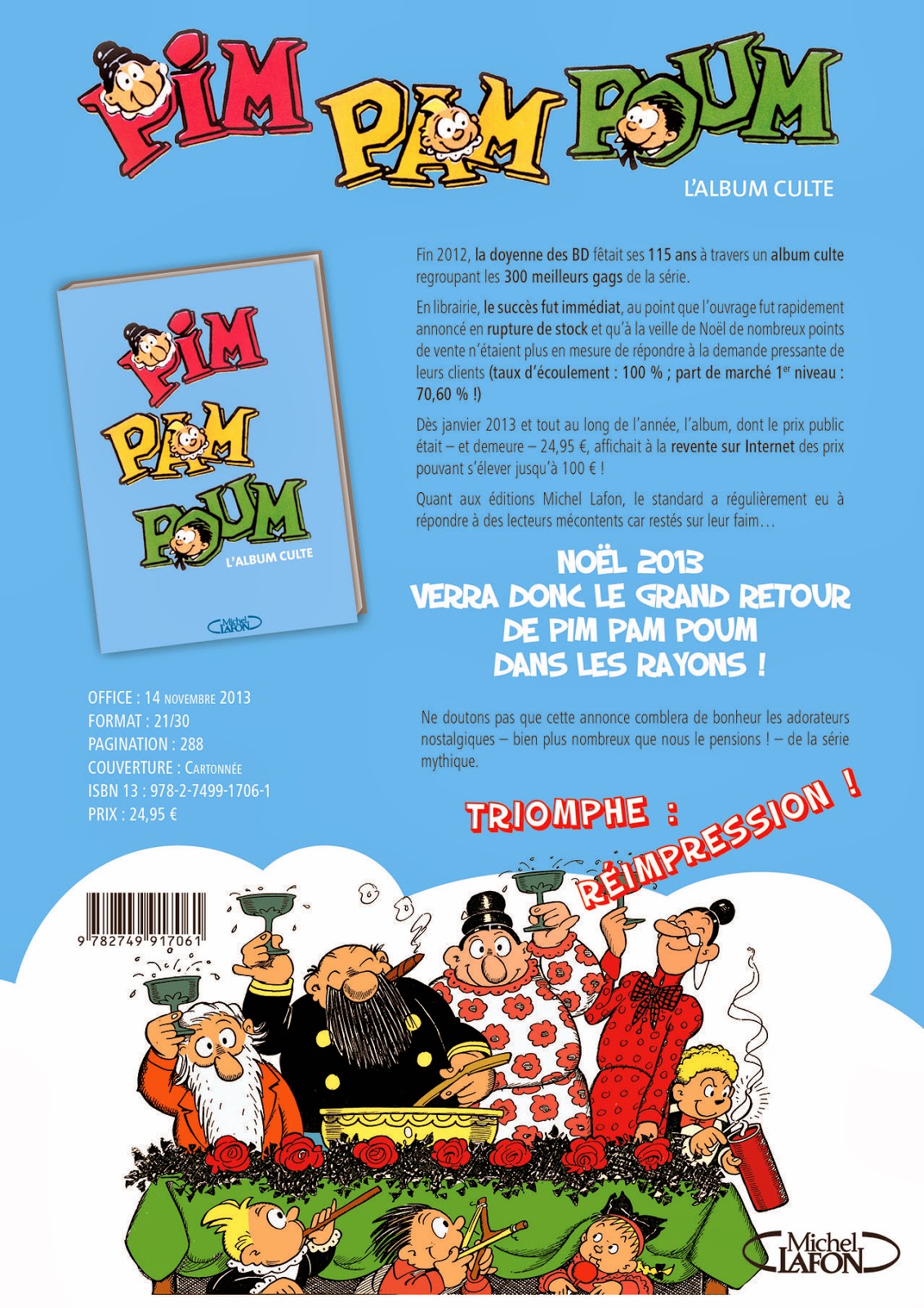 Les Cahiers du Comic Strip: Pim Pam Poum, l'album culte de nouveau ...
