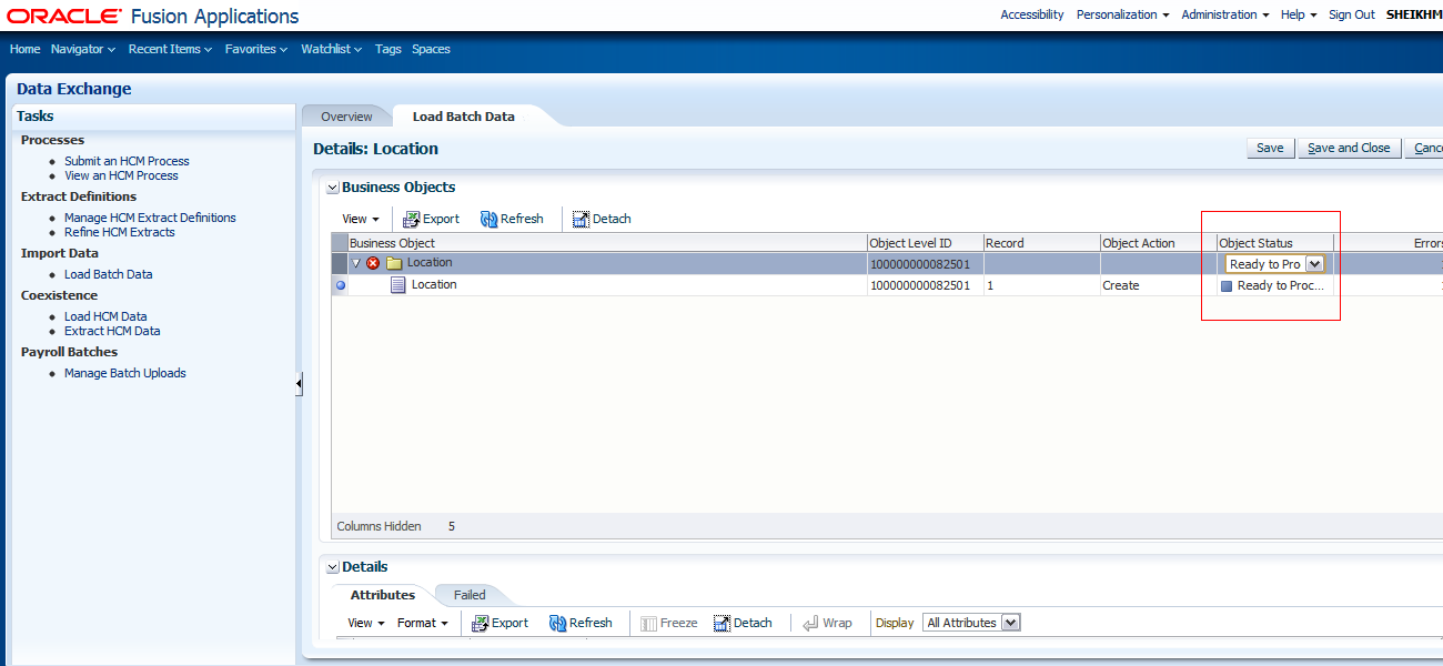 Fusion APPS Quick Start: Fusion Apps - File Based Loader Part - III