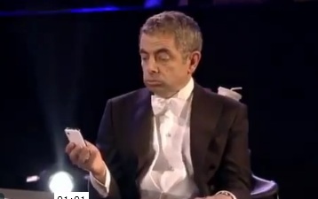 Rowan Atkinson displays comic talents at the London Olympics Opening ...