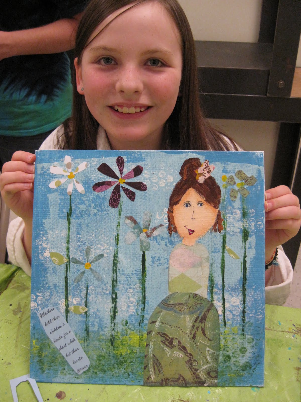 Angela Anderson Art Blog: Mixed Media Project - Kid's Painting Class