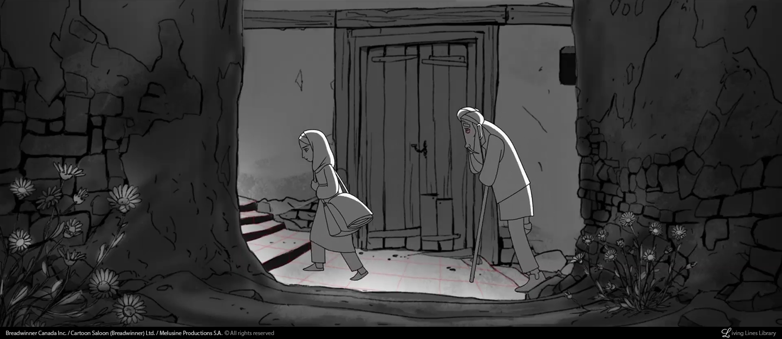 Living Lines Library: The Breadwinner (2017) - Concept & Production Art