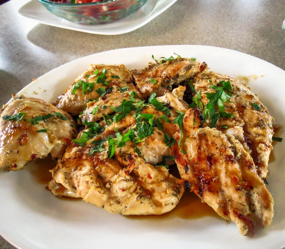 OnTheMove-In the Galley: Sticky Coconut Chicken with a Chili Glaze