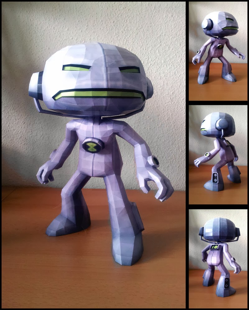 Papercraft Ben 10 Echo Echo - Papercraft4u | Free Papercrafts, Paper ...
