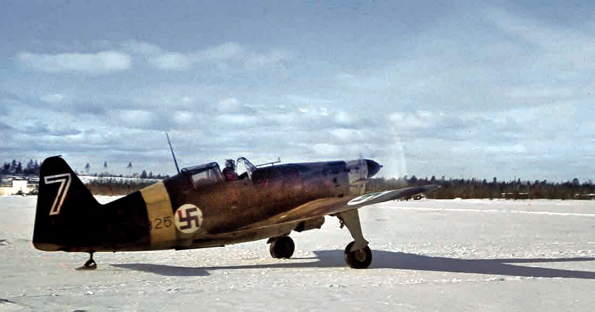 World War II in Color: A Morane-Saulnier MS.406 Fighter of Finnish Air ...