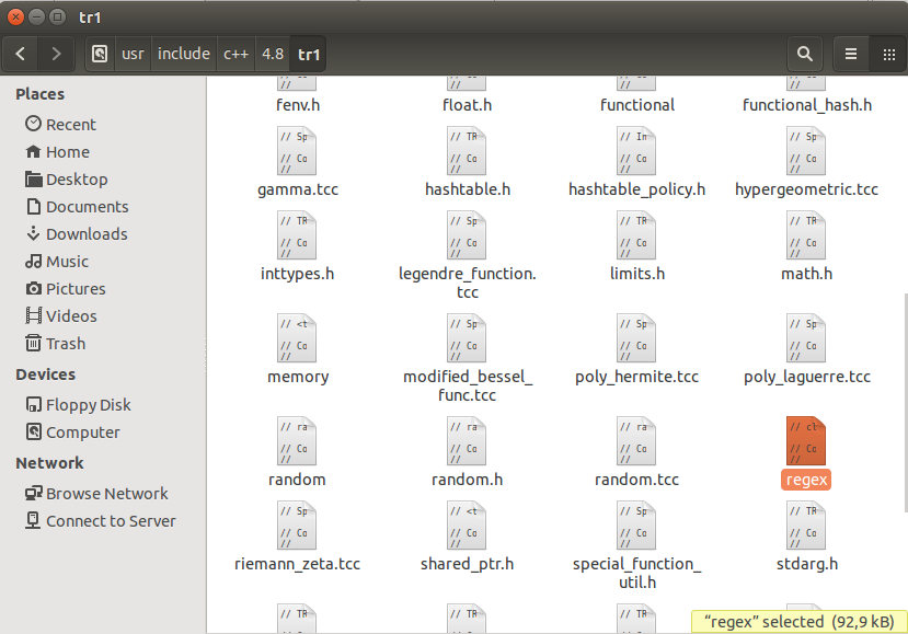 Antaumus: How to use Regex with GCC 4.8.2