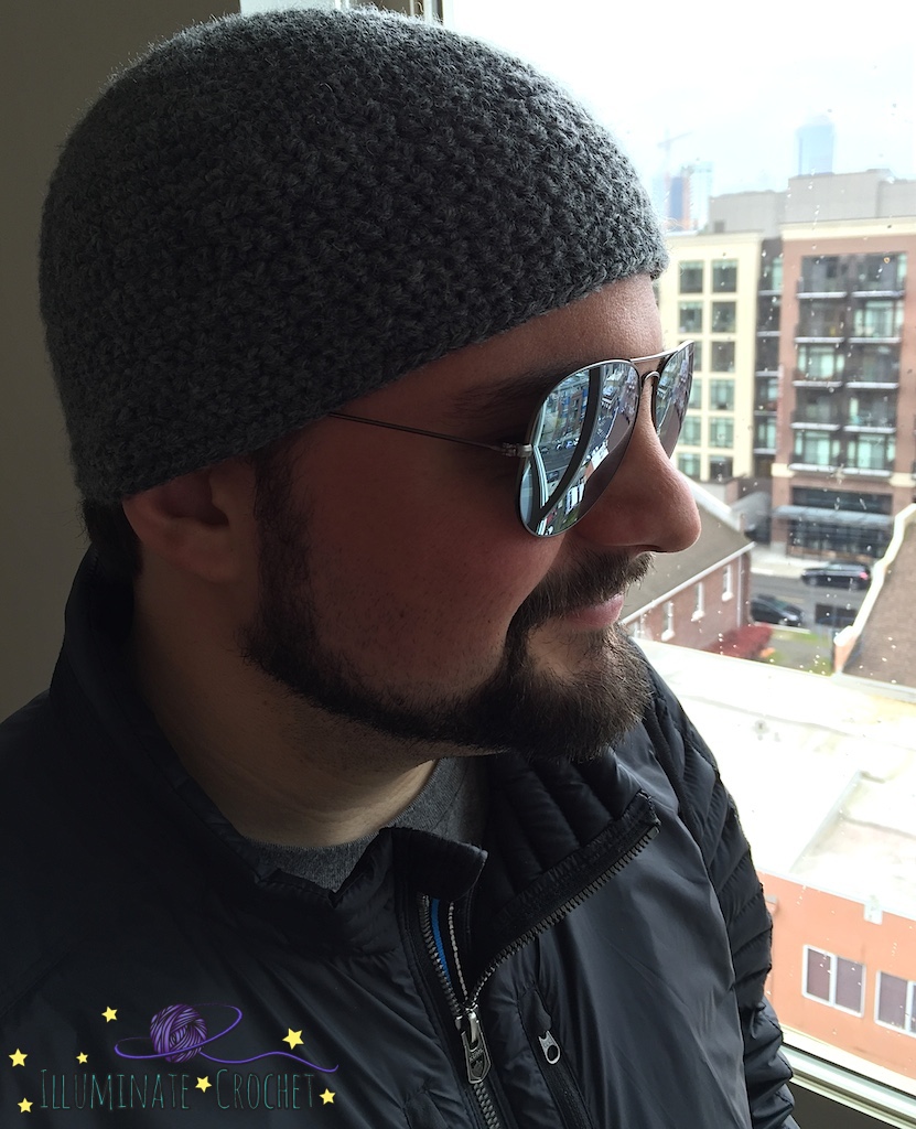 Illuminate Crochet: Nitty Gritty Men's Beanie Crochet Pattern