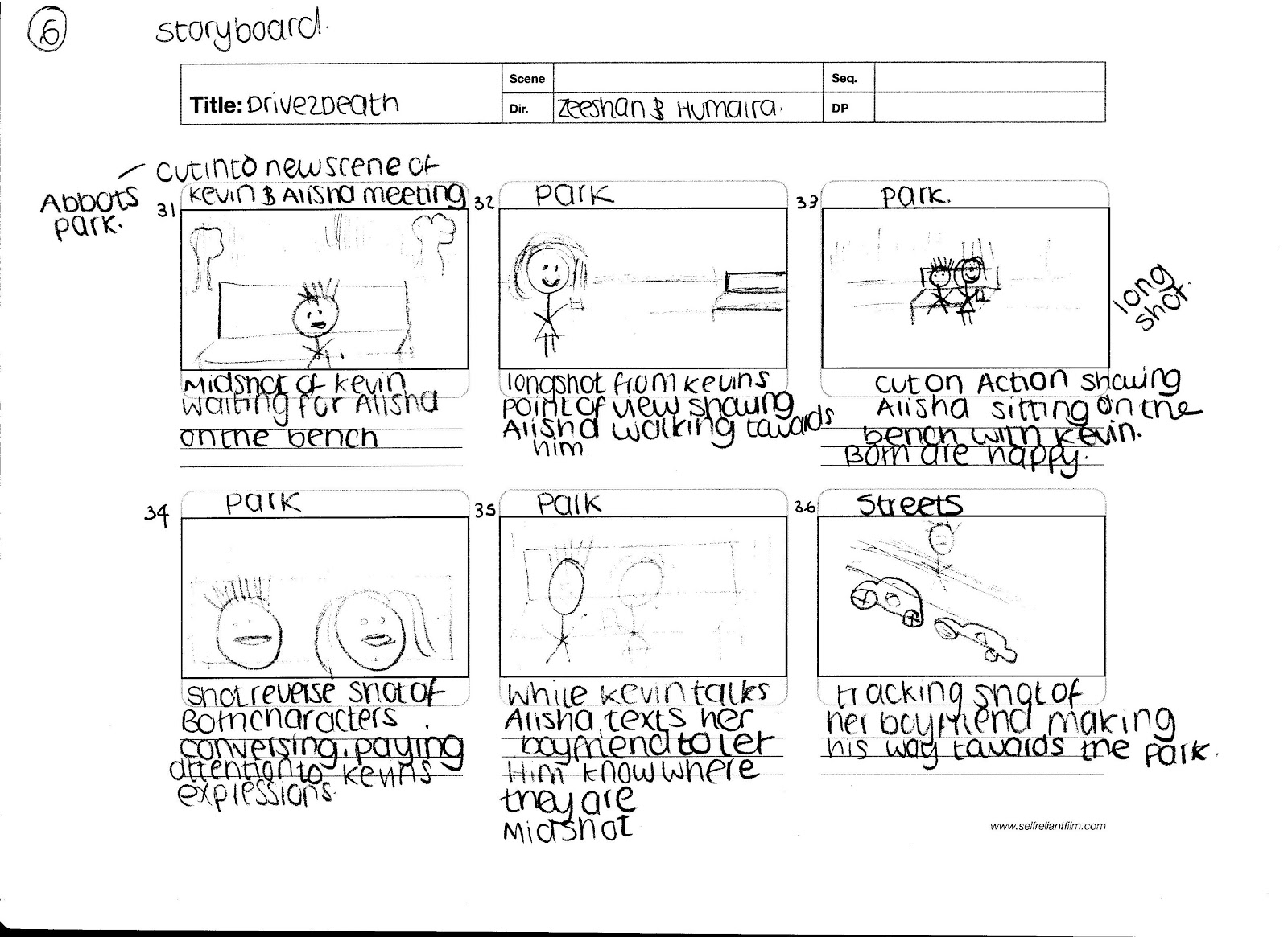 Humaira's Blog: Pre-Production: Storyboard