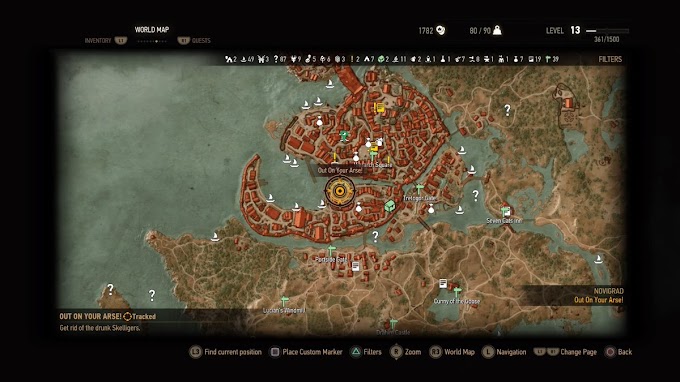 The Witcher 3 Walkthrough - Side Quests: Out On Your Arse!