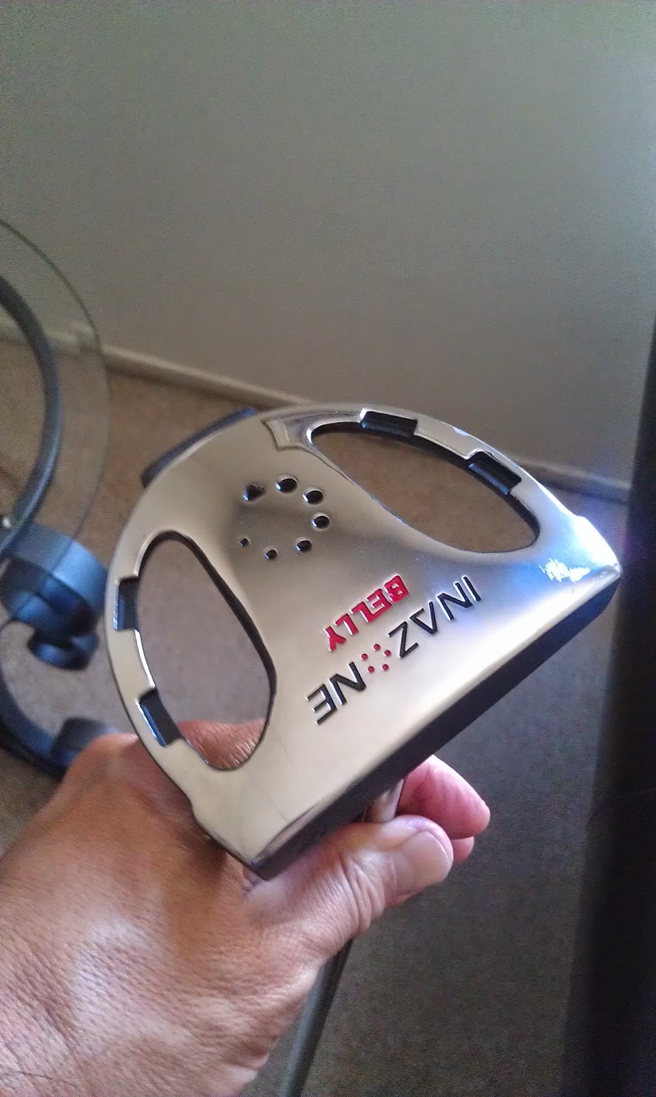 I'm Not A Scratch Golfer: Review: Diamond Tour Golf Inazone Belly Putter