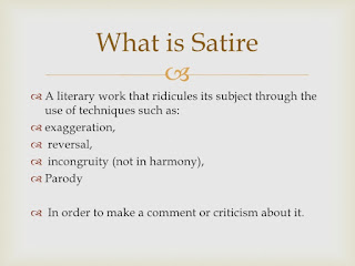 English Literature : Describe the types of Satire