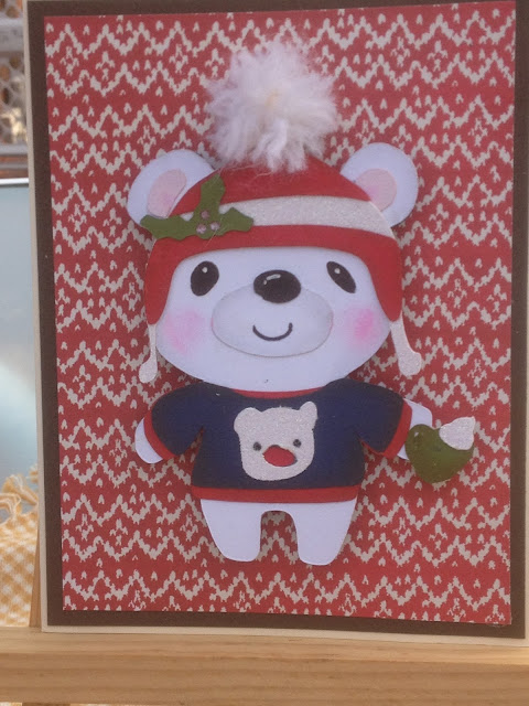 Scrap-n-Sew Granny: Teddy Bear Parade Series- #44 Christmas Sweater Bear