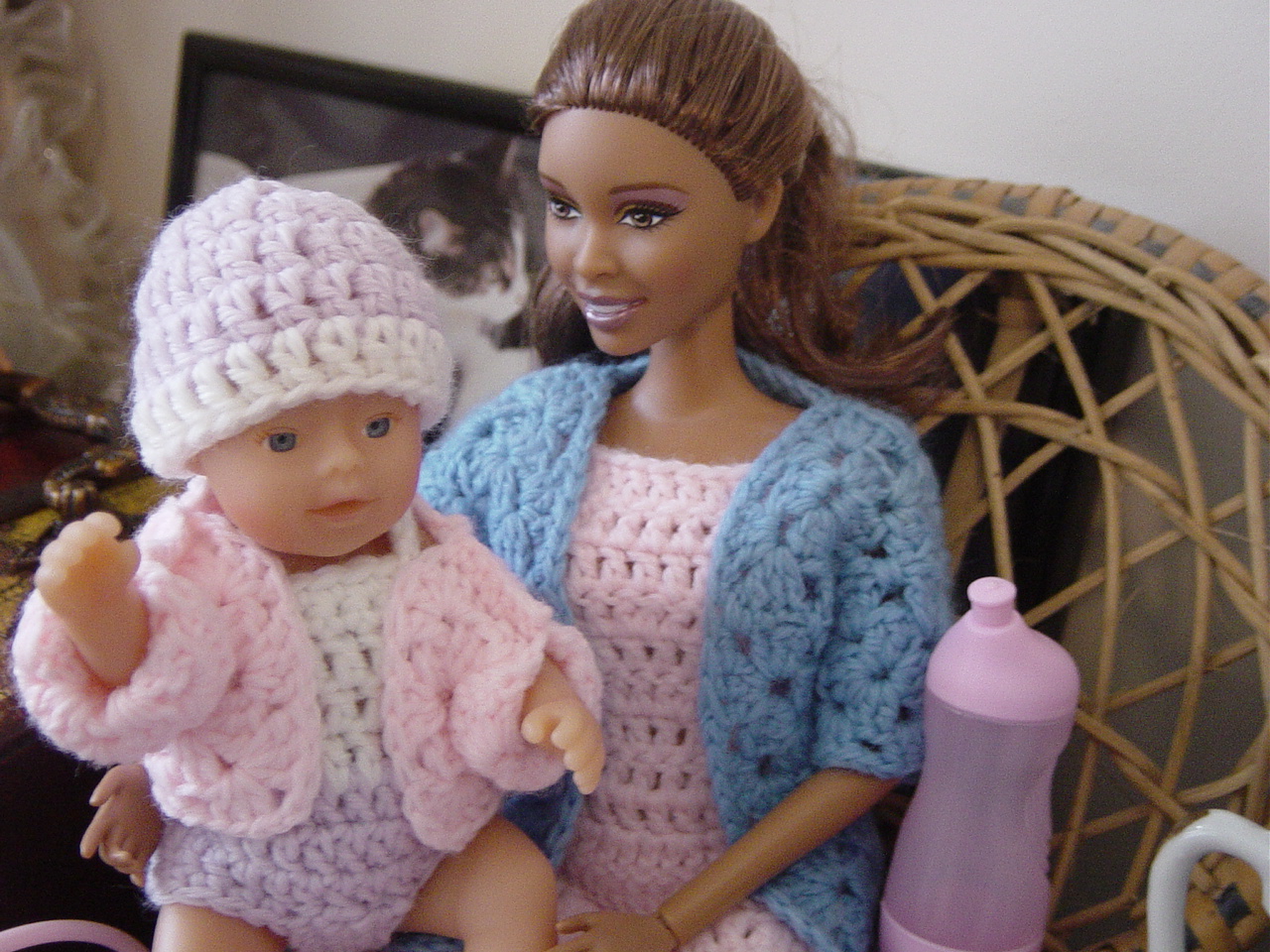 Flushed with Rosy Colour: A Tiny Pink Baby Doll Jacket (My Barbie ...