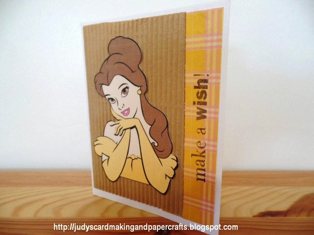 Judy's Handmade Creations: Disney Princess Belle Card!