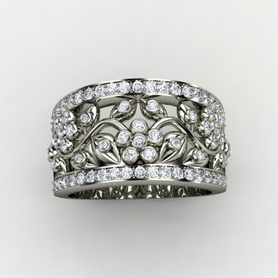 JEWELERS: Daisy Chain Ring Diamond