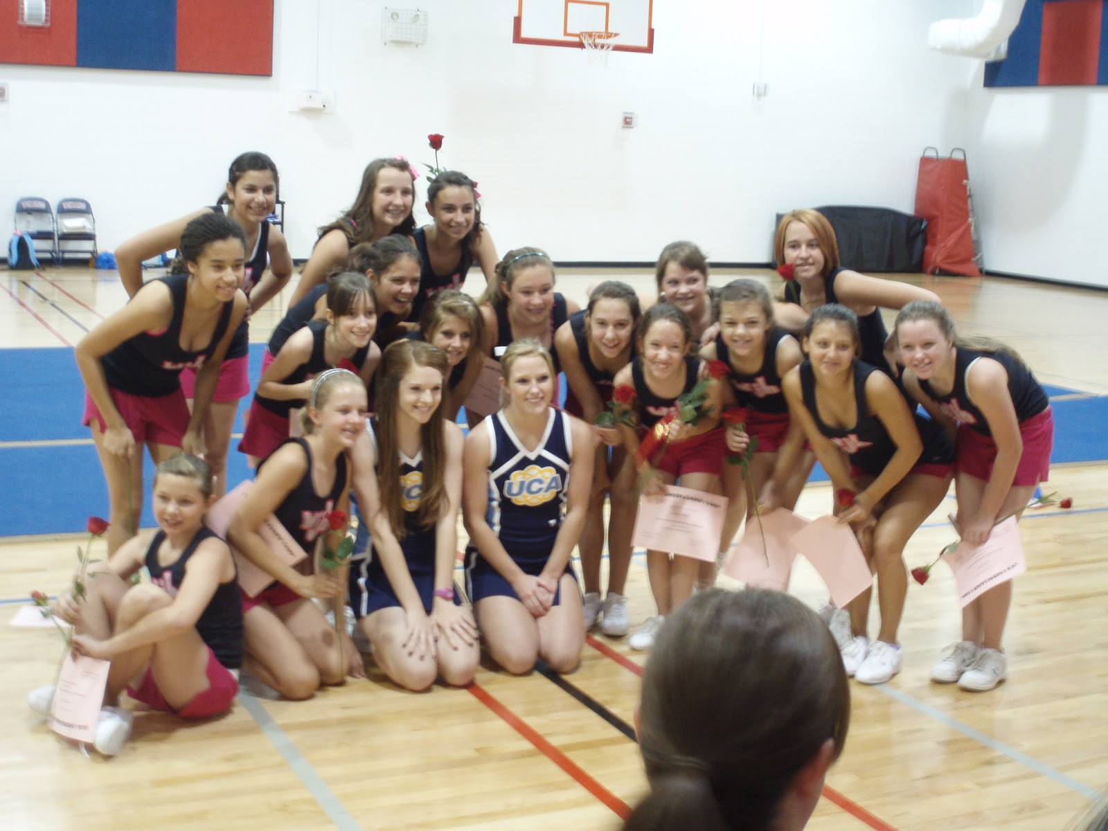 Life With Quads: Cheer camp day 3