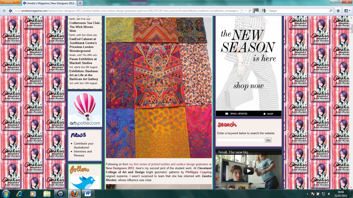PhillippaLovesDesign: New Feature - 'Global Collective' on Amelia's ...