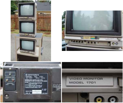 Seattle Retro Gamer: Commodore 1701 monitor $15