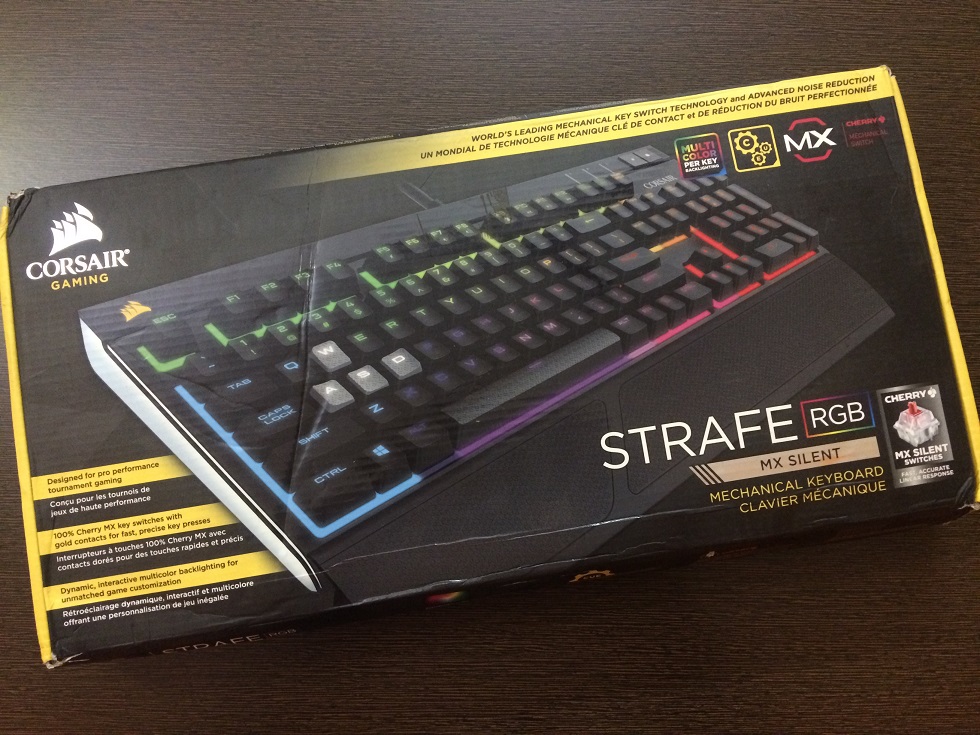Corsair STRAFE RGB MX Silent Mechanical Keyboard Review ~ Computers and ...