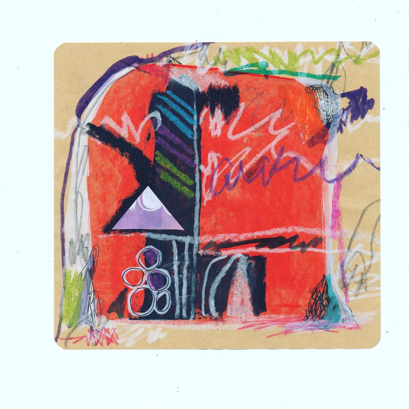 100daysofabstractsketch Day 87 The Red Hat 100daysofabstractsketch-day-87-the-red-hat