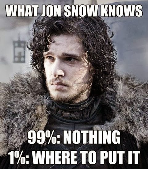 You Know Nothin Jon Snow! | Game Of Thrones Memes and Quotes