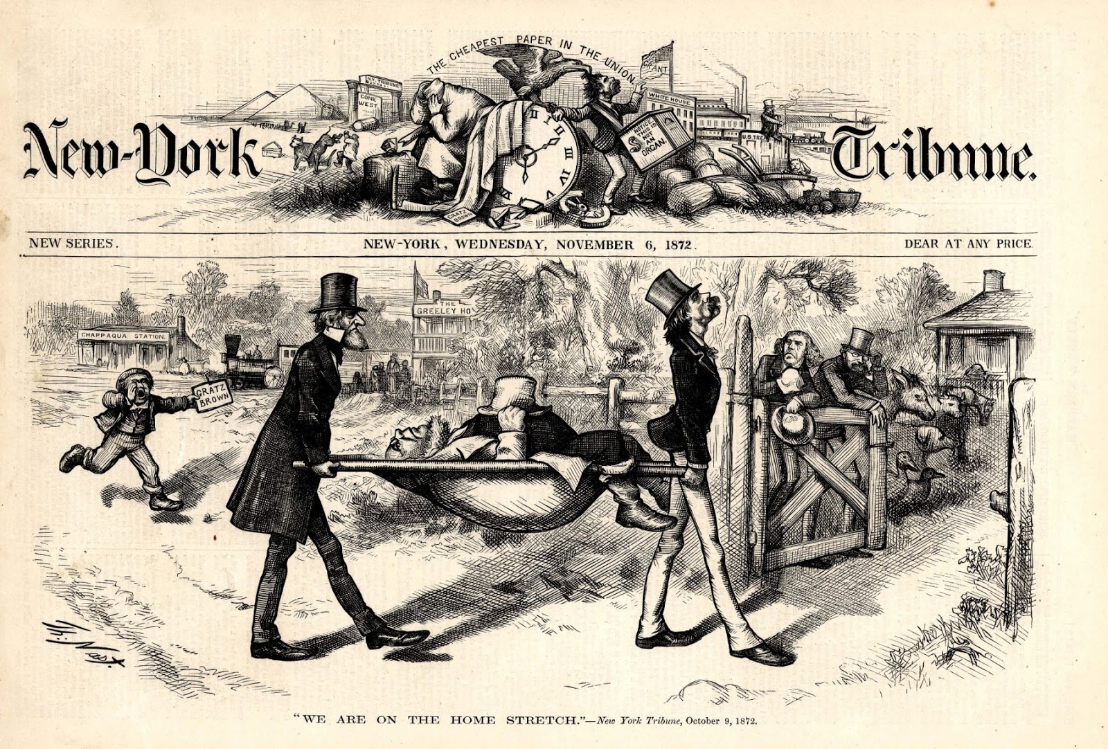 Yesterday’s Papers: Thomas Nast’s Greeley Lampoons