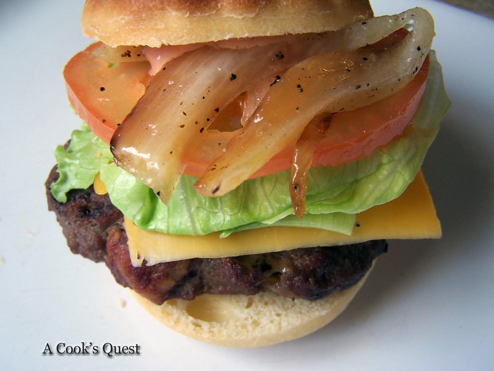 A Cook's Quest: Bacon and Cheese Burgers